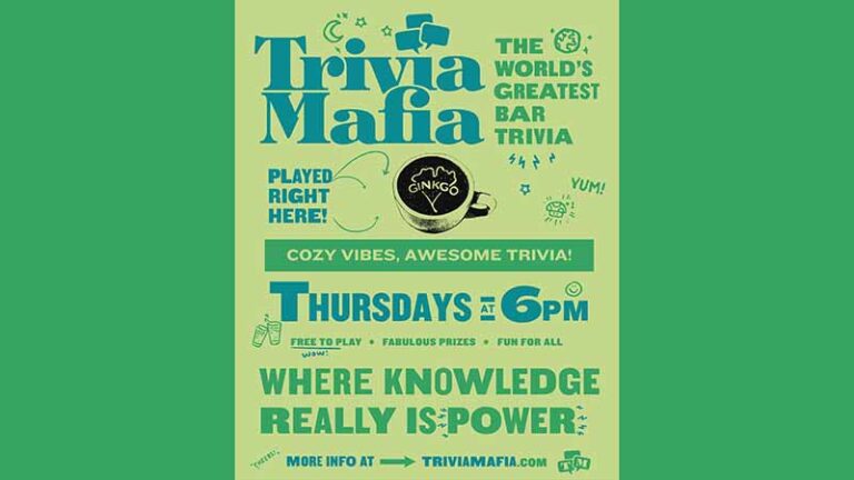 Events from May 28 - June 13 - Ginkgo Coffeehouse